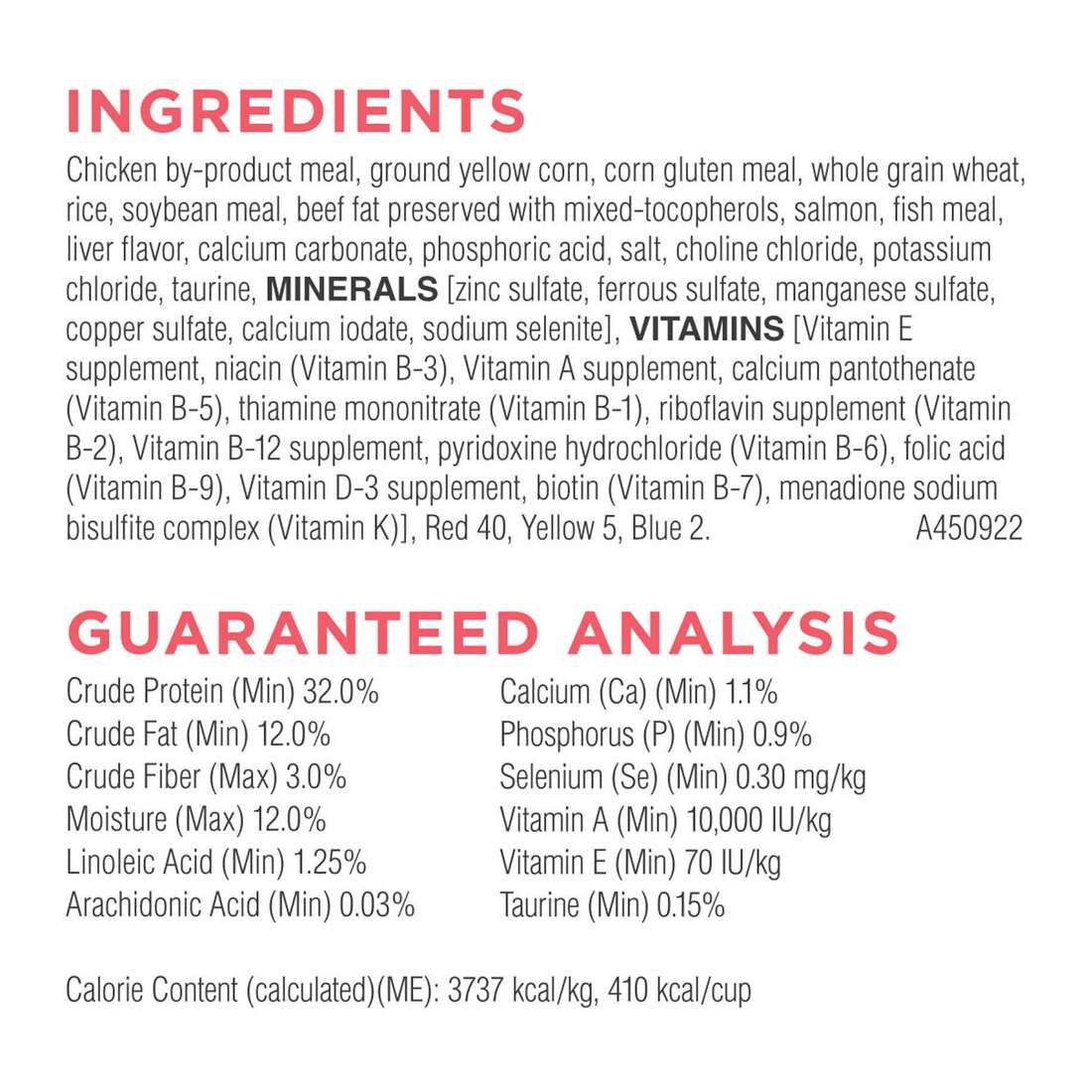 Purina Cat Chow Complete With Salmon Dry Cat Food - 15 Pound Bag | Pet ...