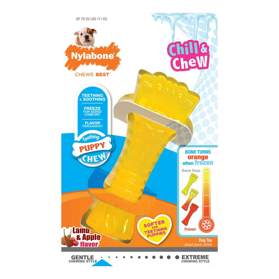 Nylabone Puppy Chew Freezer Bone Mini Souper | Pet Supplies Plus