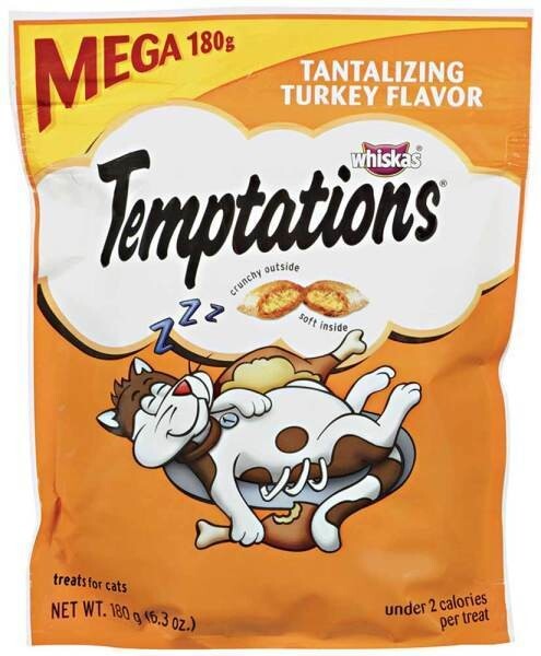 Temptations Classic Treats for Cats Tantalizing Turkey Flavor, 6.3 ...