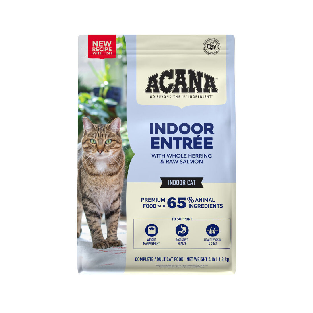 ACANA Indoor Entrée Dry Cat Food, Fish Recipe, 4 Pounds | Pet Supplies Plus