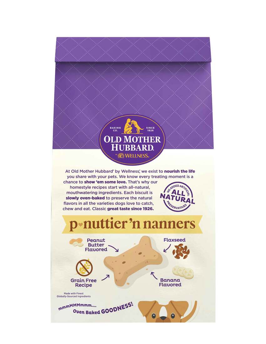 Wellness Old Mother Hubbard Classic P-Nuttier 'N Nanners Grain Free ...