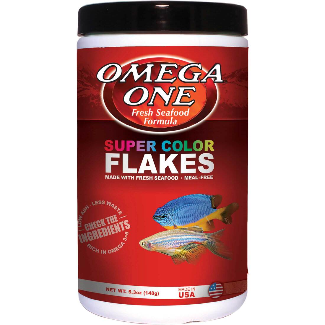 Omega One Super Color Flakes, 5.3 Ounces | Pet Supplies Plus
