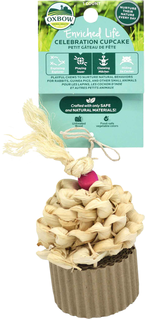 Oxbow Enriched Life Celebration Cupcake | Pet Supplies Plus
