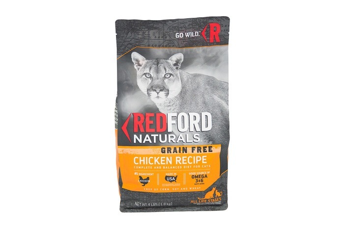 Redford Naturals Grain Free Chicken Recipe Cat Food, 4 Pounds | Pet ...
