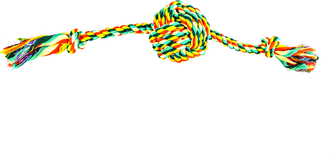 Play On Dog Toy Rope 3 Knot | Pet Supplies Plus