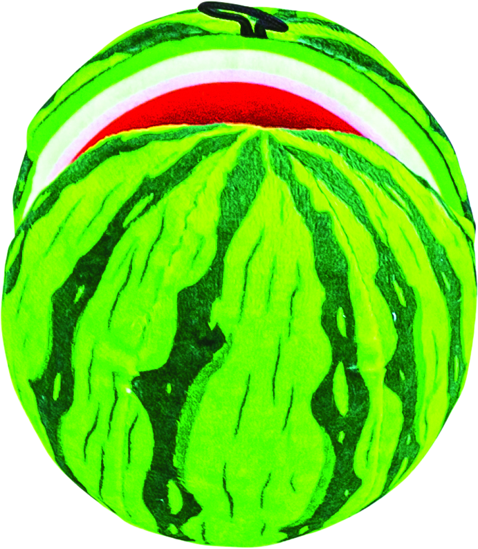 Play On Dog Toy Plush Watermelon with Tennis Ball | Pet Supplies Plus