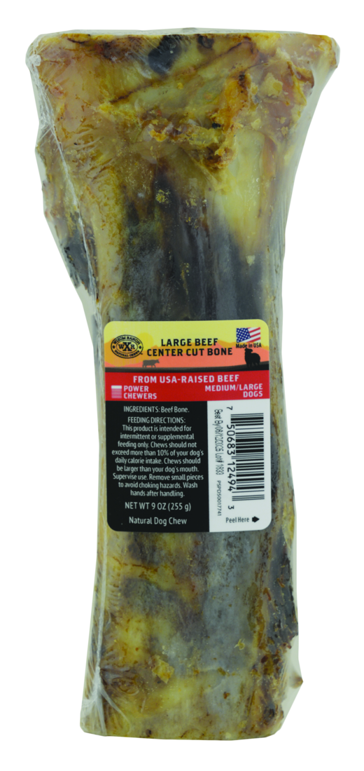 Wixom Ranch Natural Chews Large Beef Center Cut Bone | Pet Supplies Plus