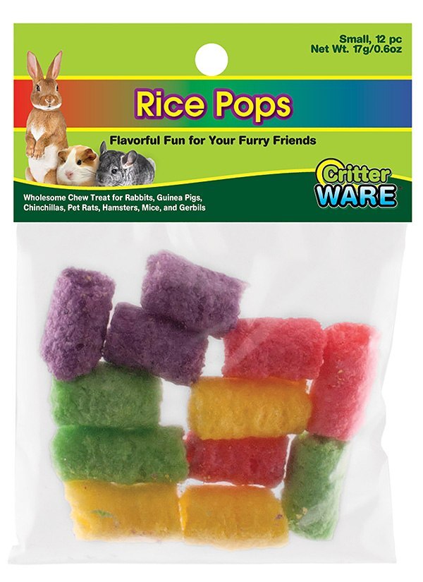 Ware Rice Pops, Small, 12 count, 0.6 ounce bag | Pet Supplies Plus
